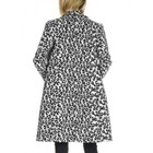 NWT Maje Garouny Leopard-Print Coat in Black/White - Size 40 #C270 | eBay
