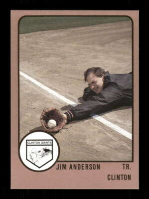 1988 ProCards Clinton Giants 703 Jim Anderson TR BXCP24 | eBay