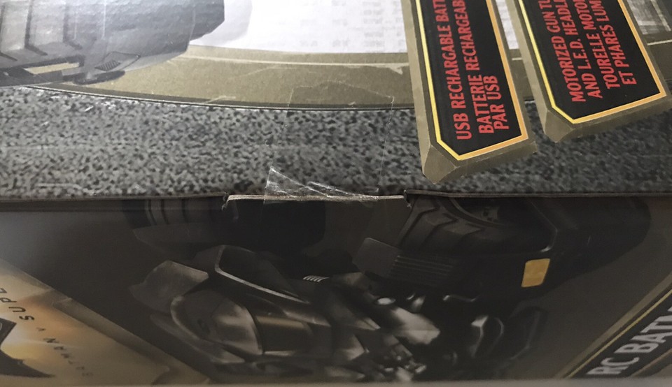 NEW AIR HOGS Batman V Superman BATMOBILE Remote Control RC Vehicle ...