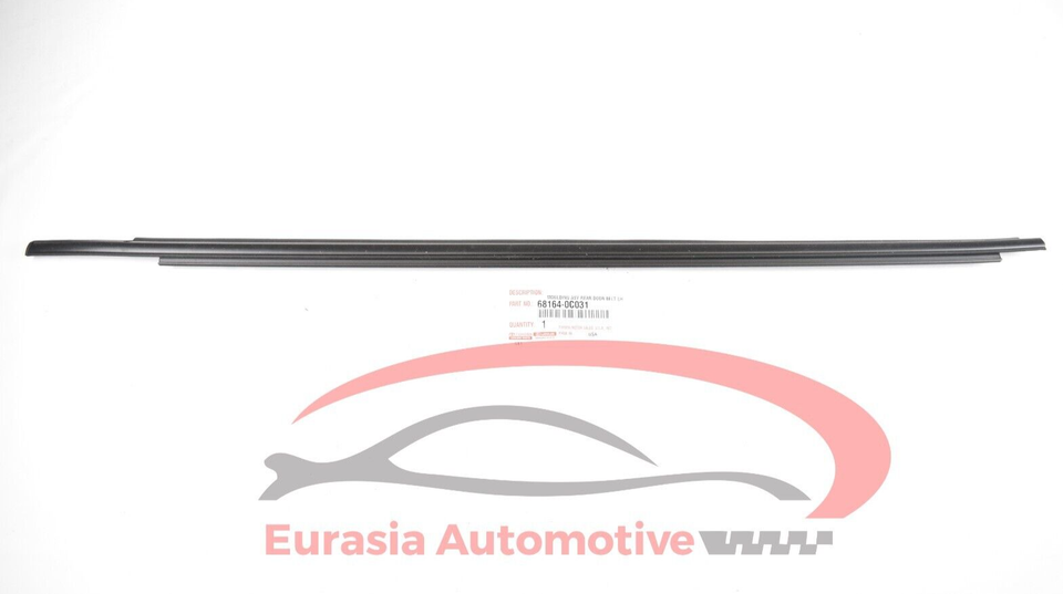 Genuine Toyota Sequoia 08-22 Rear Left Door Belt Weatherstrip ...