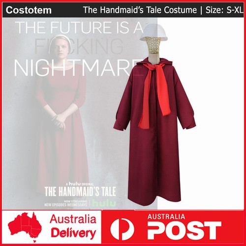 The Handmaid's Tale Offered Cosplay Red Cloak Dress Robe Costume ...