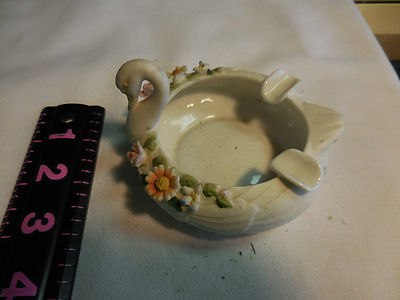 Vintage Lefton China Ashtray with hand painted roses KW 4744-CHIP ON ...