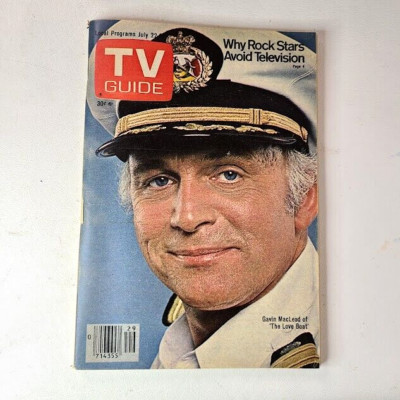 TV Guide 1978 The Love Boat Gavin MacLeod July 22-28 NYC Metro EX+ | eBay