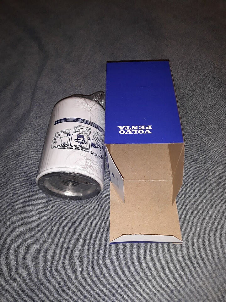 One (1) Genuine Volvo Penta Marine Engine Spin-On Fuel Filter 3847644 ...