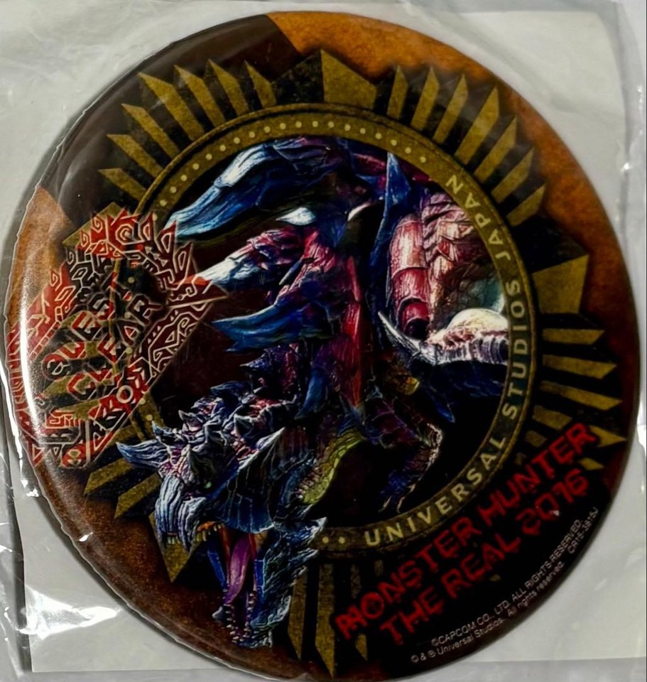 Monster Hunter Can Badge Zinogre Lioleus Dinovaldo | eBay