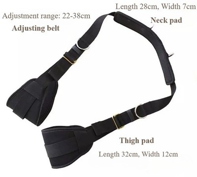 Female Bondage Nylon Open Leg Thigh Sling Spreader Bed Restraints ...