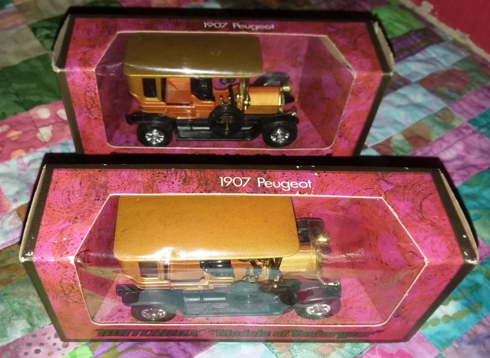 MATCHBOX Models of Yesteryear lot Stutz/Cadillac/Rolls/Peugeot/Riley ...