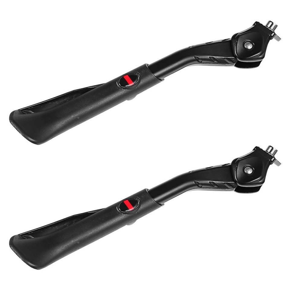 Adjustable Bike Stand Floor Rear Side Bicycle Kick Mount Kickstands ...