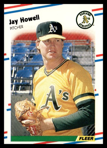 1988 Fleer #282 Jay Howell Oakland Athletics Baseball Card | eBay