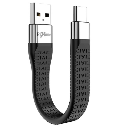 Rixmie Short USB C Cable 5.5 inch USB A to USB C Short Cable 10Gbps ...