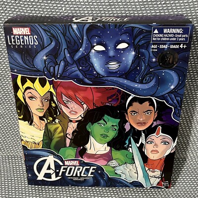 MARVEL LEGENDS A-FORCE TOYS-R-US EXCLUSIVE HEROINES Hard To Find Box ...