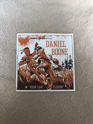 daniel boone in four leaf clover viewmaster booklet B479 1965 | eBay