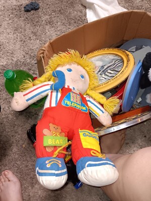 Amtoy Learning Plush Girl Toy Doll American Greetings 1984 Vintage 18 ...