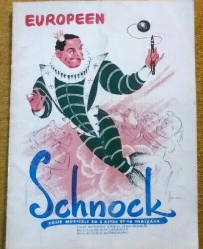 Programme European Geezer Madness Music IN 2 Acts And 40 Dash Jean ...