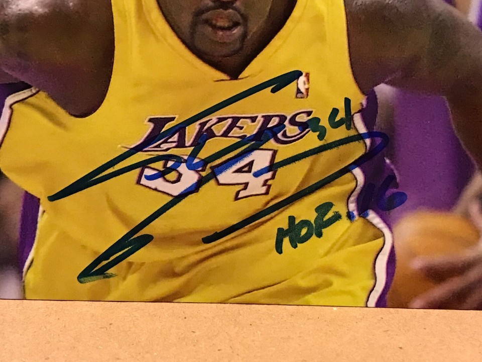 SHAQUILLE O'NEAL Authentic Hand Signed Autograph 4x6 Photo LOS ANGELES ...