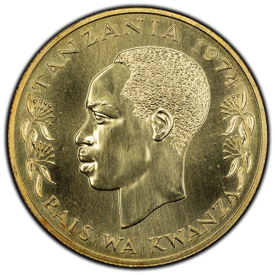 1974 Tanzania 1500 Shilingi Gold Coin KM #9 - Cheetah | eBay