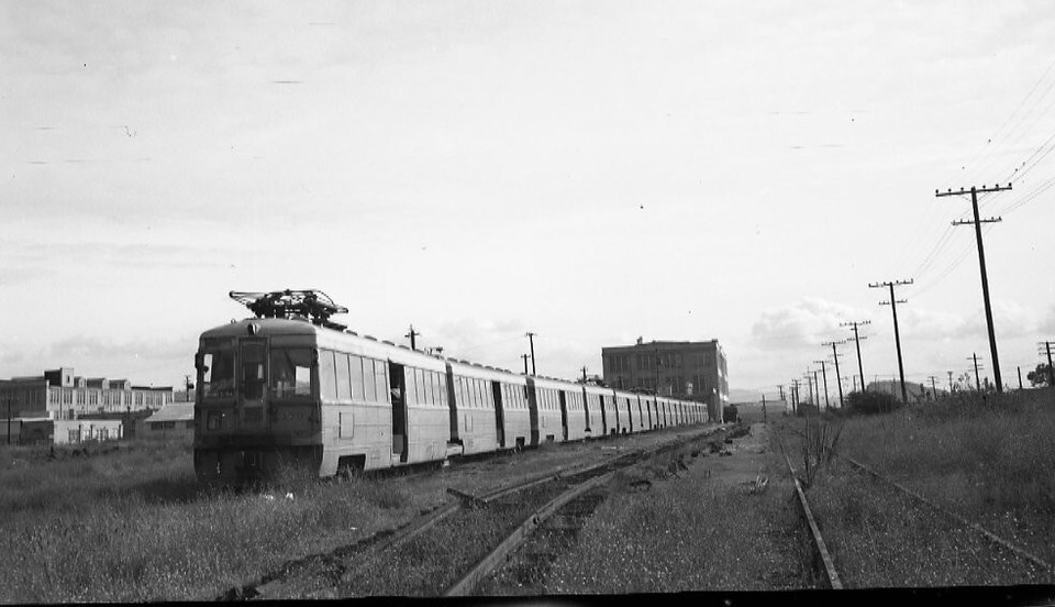 Ten(10) Key System Bridge units stored in Pullman Co Yardvintage b&w ...
