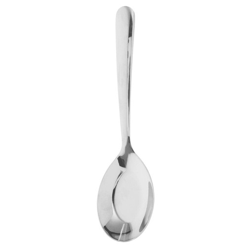 Stainless Steel Flat Spoon Small Spoons Silverware Long Handle Child ...
