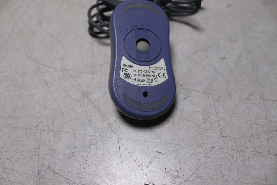 Sun Microsystems Crossbow usb 370-3632-02, 3 button Track ball mouse | eBay