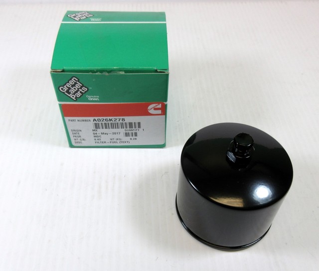Kohler Onan Cummins Yanmar A026K278 Diesel Fuel Filter for sale online ...