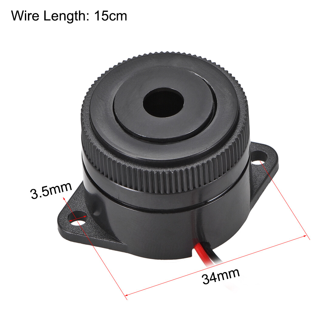 DC 12V Active Electronic Buzzer Alarm Sounder Continuous 90dB Beep ...