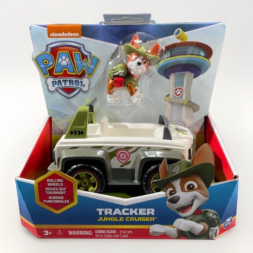 Nickelodeon Paw Patrol Tracker Jungle Cruiser Rescue Vehicle and Pup ...