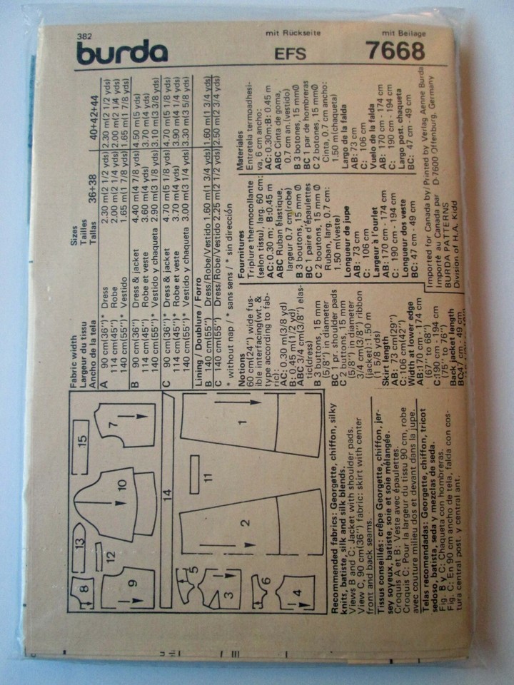 NEW Vintage BURDA Sewing Pattern Sun Dress Prairie Country Puff Long ...