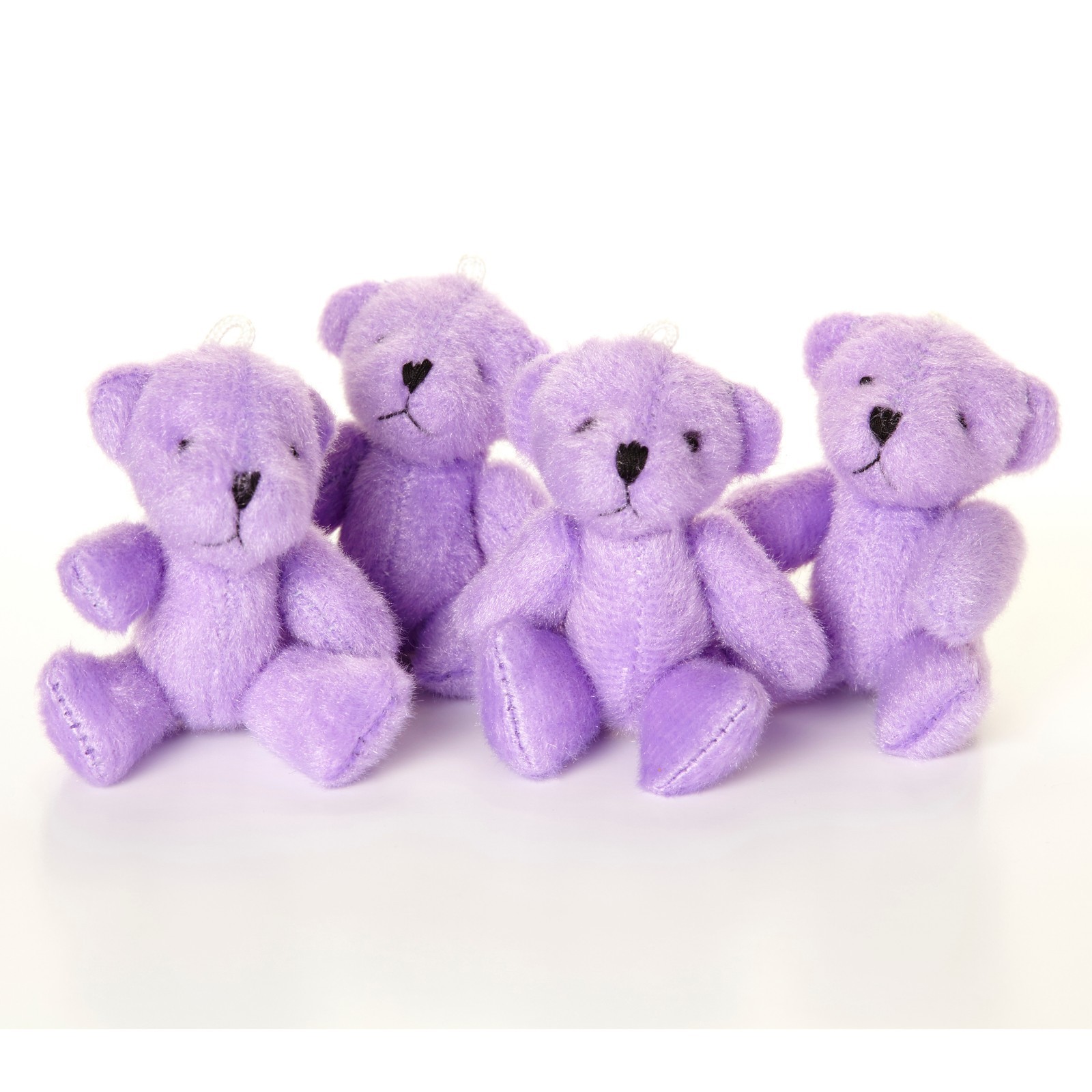 NEW - 10 X PURPLE Teddy Bears - Small Cute Cuddly Adorable - Gift ...