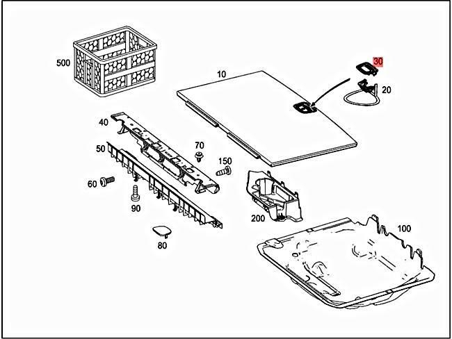 Genuine Mercedes-Benz Handle 246-680-04-84-9051 for sale online | eBay