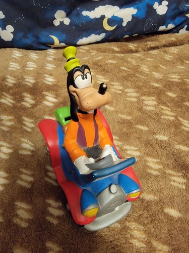 Disney Goofy Driving Blue Jalopy Car Coin Bank | eBay