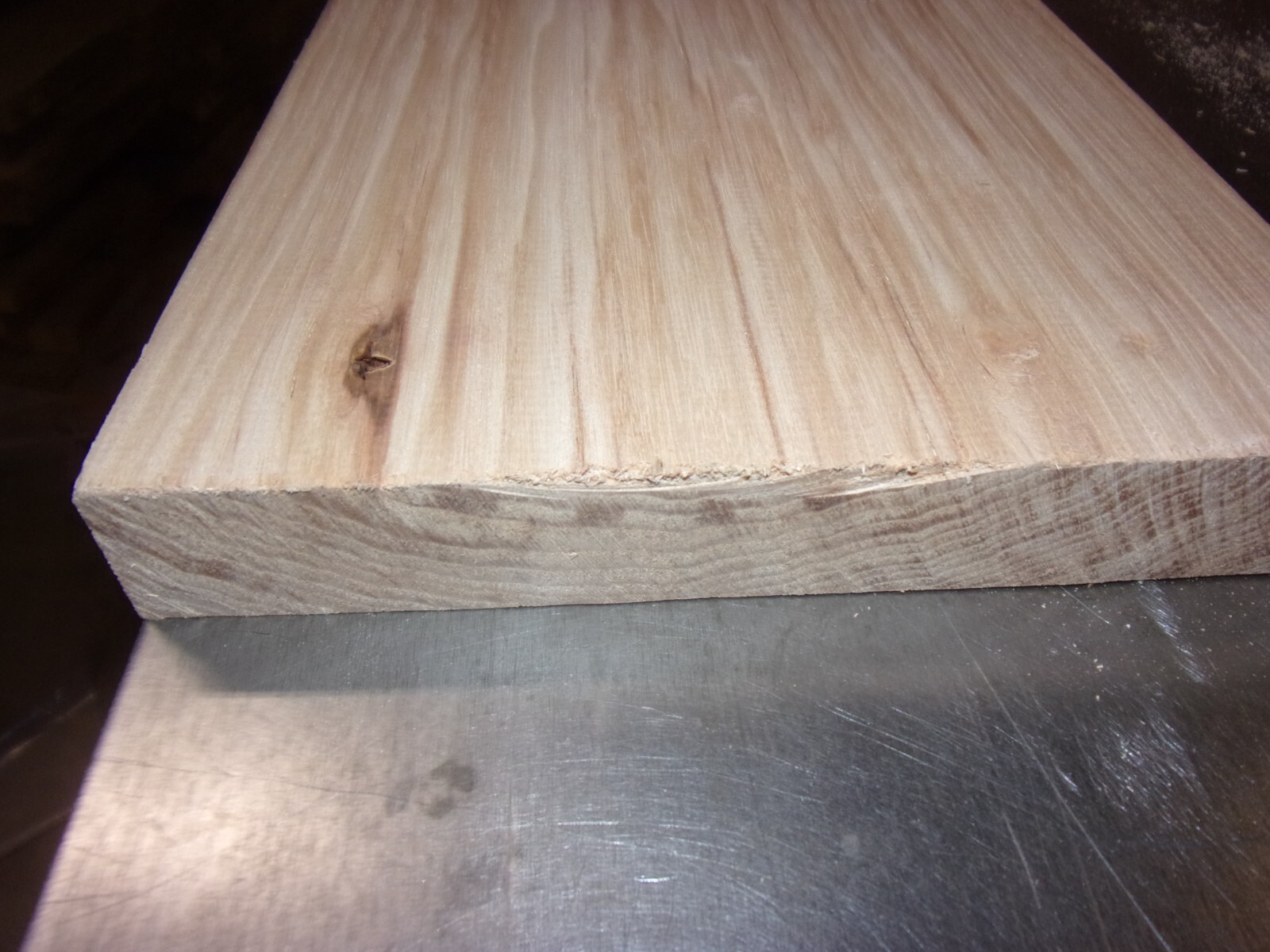 1 PC RUSTIC HICKORY LUMBER WOOD KILN DRIED BOARD 27 1/4"X 7 1/4"X 1 ...