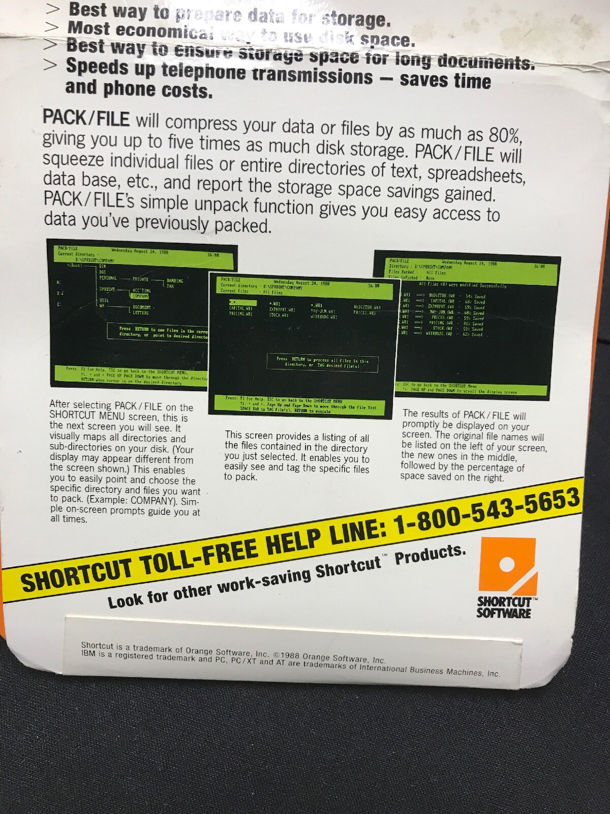 Rare Vintage Computer Software Shortcut Pack/file Original Packaging ...