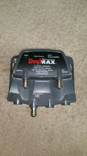 Digimax DA1T Commercial Grade Cable Drop Amplifier 15db 1ghz for sale ...
