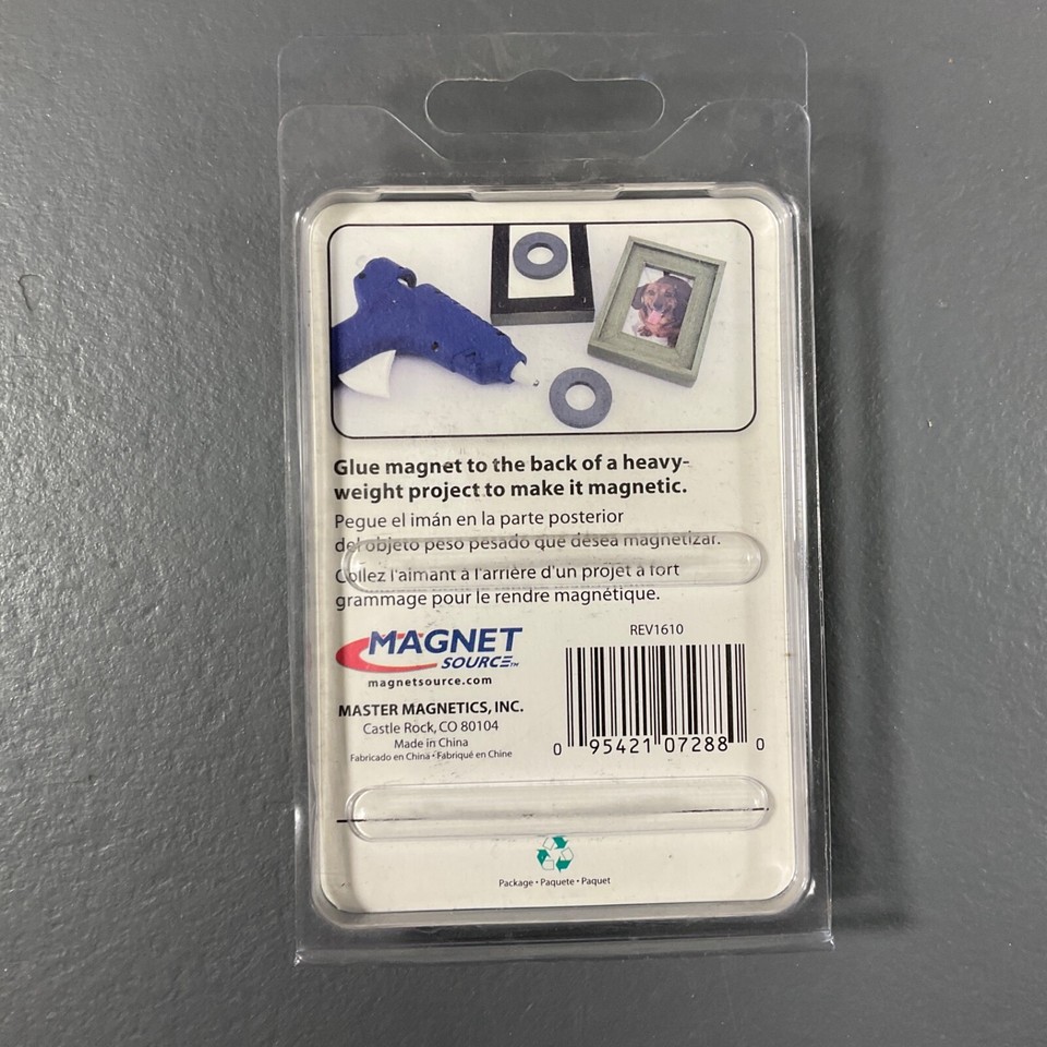 LOT OF 5 - Master Magnetics Magnet Source Ceramic Ring Magnets 2 Pack ...