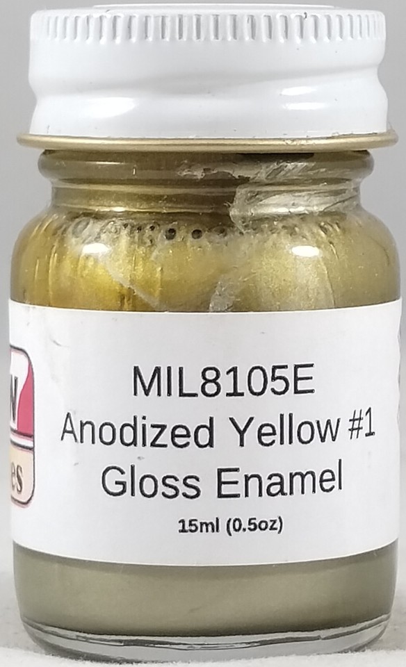 MCW Finishes MIL8105E Anodized Yellow Met. Enamel Paint for Military ...