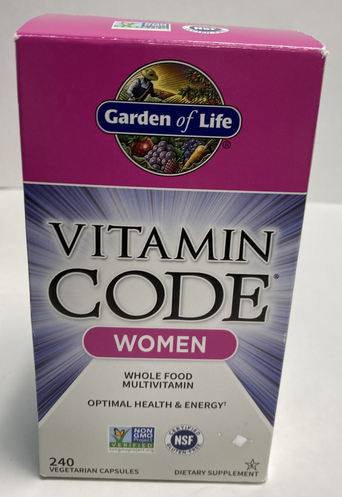 Garden+of+Life+Vitamin+Code+Women+Multivitamins+-+240+Capsules for sale ...