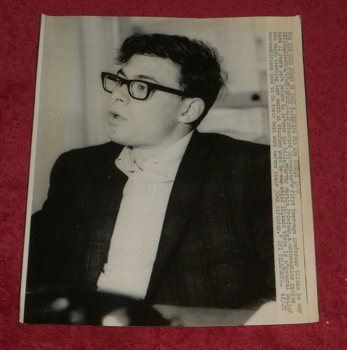 1967 Press Photo World's Youngest Professor Harvey Friedman Stanford ...