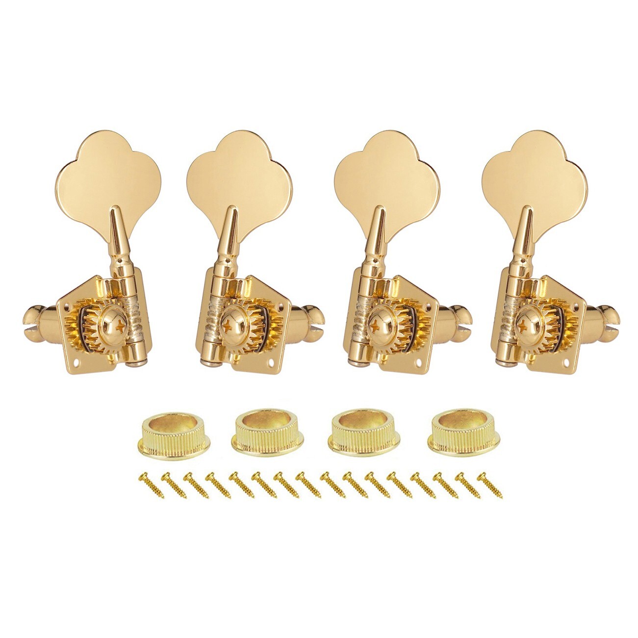 3R1L Gold Vintage Open Style 4-strings Bass Tuning Pegs Tuners Machines ...
