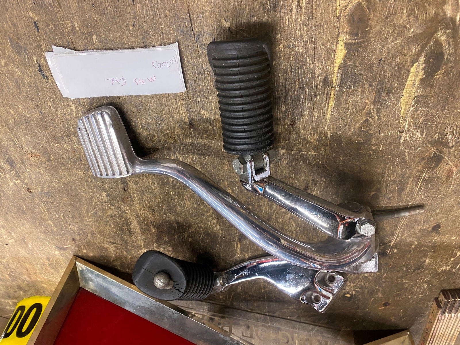 Stock Factory Mid Controls Footpegs Harley FXR FXRT FXRP New T/o 1982 ...