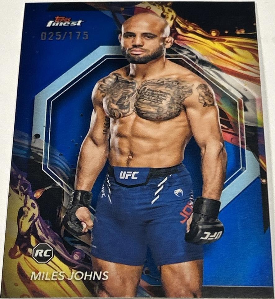 2024 Topps Chrome UFC - Miles Johns #140 Gold Refractor /50 (RC) for ...