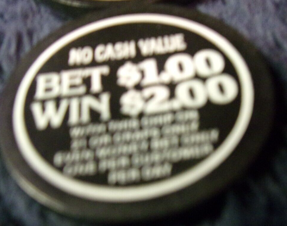 2 VINTAGE GOLD DUST CASINO 1 DOLLAR CRAP TABLE BET TOKENS | eBay