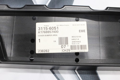 NEW Genuine Mercedes-Benz W176 A-Class Rear Bumper Plastic Carrier ...