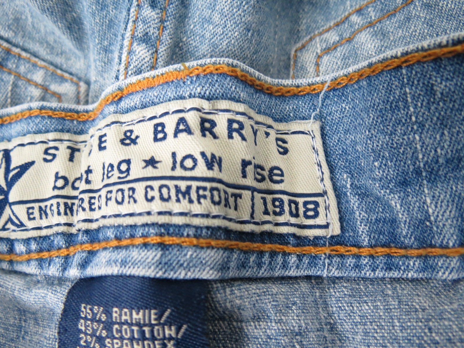 Steve & Barrys Women Jeans Size 14 S Boot Leg Low Rise Light Denim | eBay