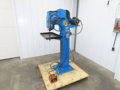 Chicago Rivet Machine 912 Riveter Self Feed 12" Throat 115V 1Ph 3/16" x ...