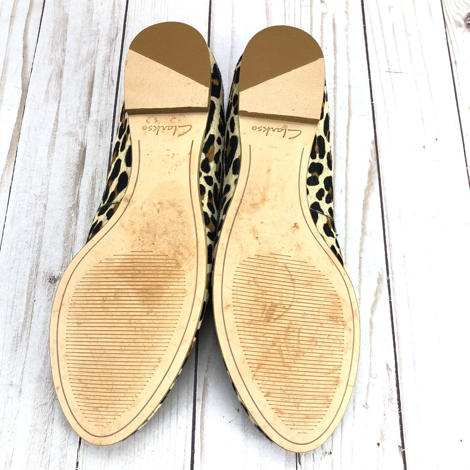 Clarks Grace Piper Shoes Flats Ballet Slip On Brown L… - Gem