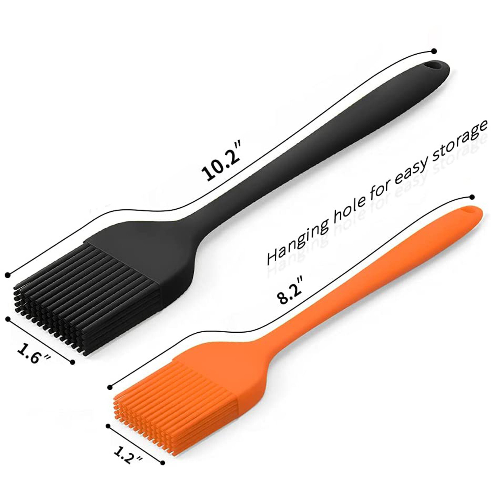 All-in-one All-inclusive Handle Silicone Brush Cake Baking Utensils BBQ ...