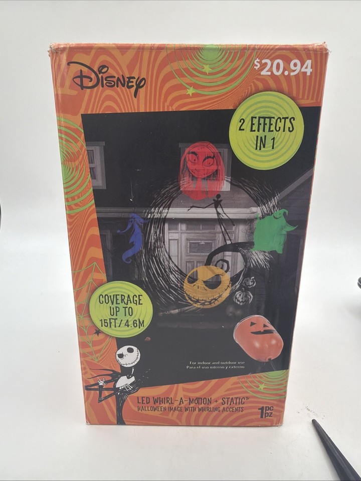 Nightmare Before Christmas Jack Skellington Projector Whirl-A-Motion ...