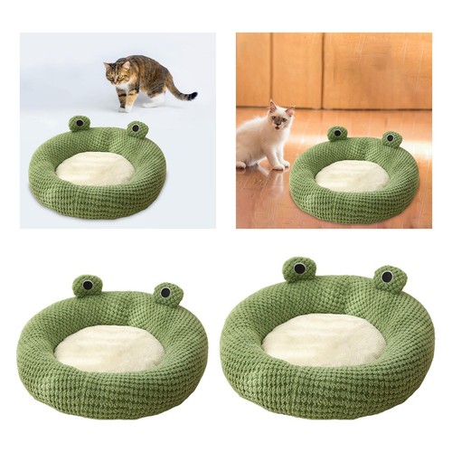 Cartoon Frog Shape Cat Bed House Autumn Dog Beds for Rabbit Cats | eBay