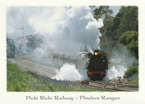 PICHI RICHI RAILWAY - FLINDERS RANGES - SOUTH AUSTRALIA - POSTCARD ...