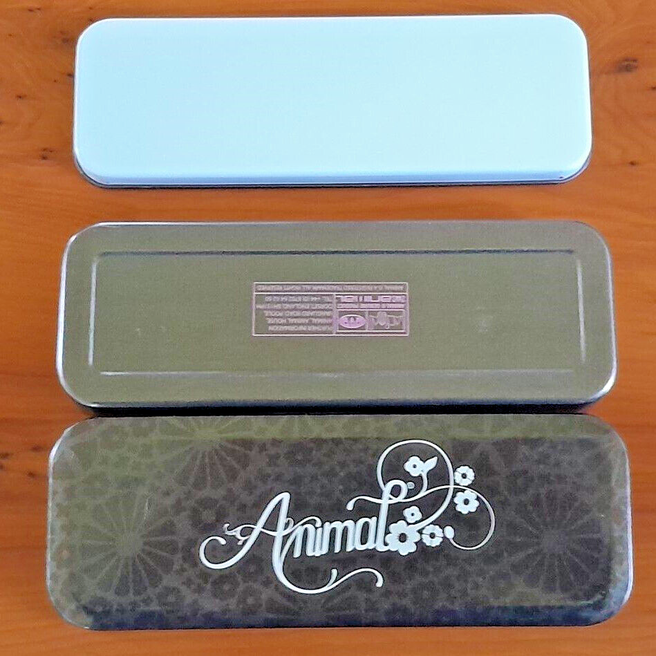 Small Rectangular Metal Box / Container / Pencil Case With Insert From ...